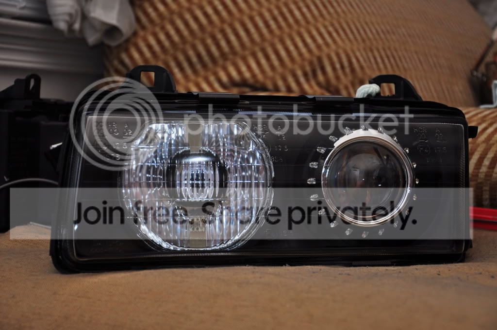 E36 E36 M3-Depo-FX-R Bi-Xenon Retrofitted Headlights-Brand New!