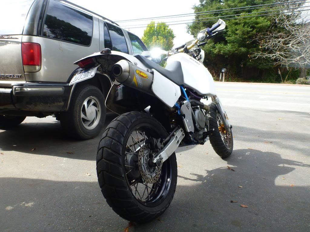 1991 Dr350 Rebuild with Motard setup. | SuperMoto Junkie